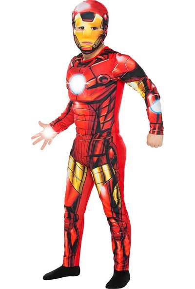 Trio Lisanslı Trio 7-9 Yaş Iron Man Karakter Kostümü