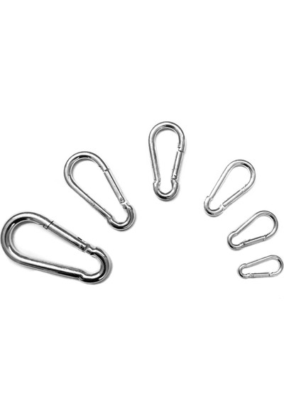 Emek Karabina Galvanizli Salıncak Askısı Seti Altı Ölçüden 1’er Adet