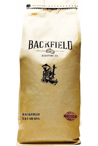 Backfield Roasting Co. 3ü1 Arada Hazır Kahve 1000gr Backfield Roasting Co. 3ü1 Arada Hazır Kahve 1000gr
