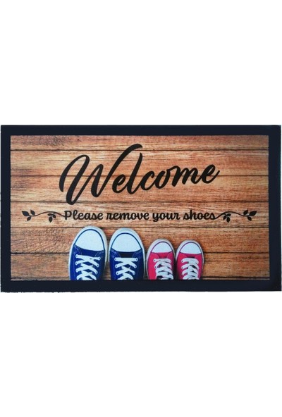 Giz Home İtalyan Format Kapı Paspası 40X68 Welcome Ayakkabılar Giz Home İtalyan Format Kapı Paspası 40X68 Welcome Ayakkabılar