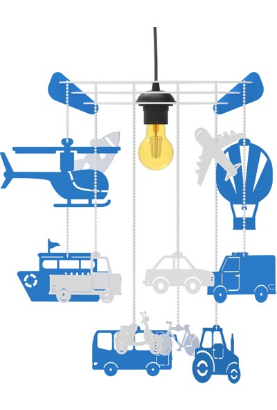 Woodact Tilia Ahşap Çocuk Odası Avize