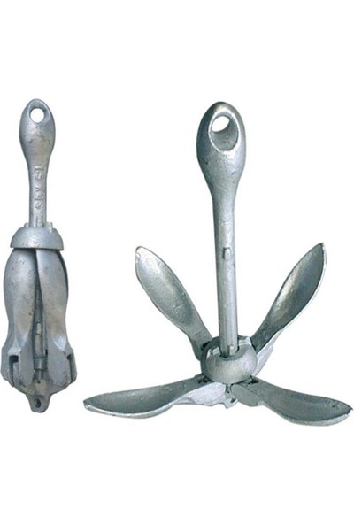 Sealux 8 kg Galvaniz Katlanır Şemsiye Çapa Sealux 8 kg Galvaniz Katlanır Şemsiye Çapa