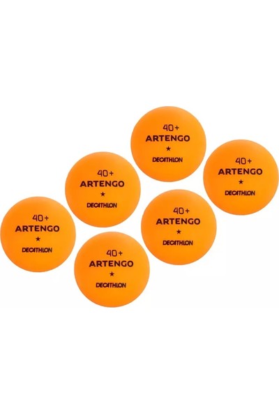 Artego Turuncu 6 Lı 40+ Masa Tenisi Topu 2397079