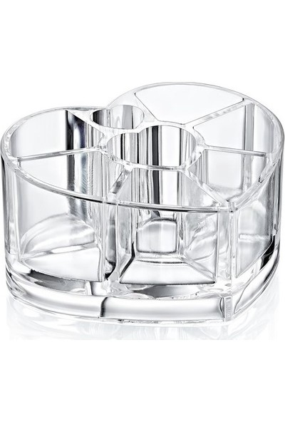 Sas Kalp Organizer Makyaj Malzemeleri Toparlayıcı Kristal 010 Sas Kalp Organizer Makyaj Malzemeleri Toparlayıcı Kristal 010