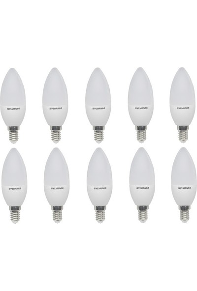 Sylvania E14 Led Mum Lamba 5 W Sarı Işık 10'lu Sylvania E14 Led Mum Lamba 5 W Sarı Işık 10'lu