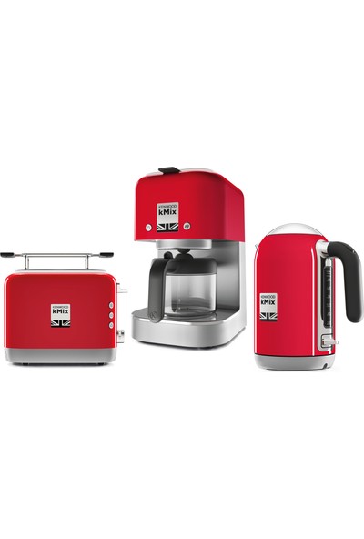 Kenwood Kmix Kırmızı 3' Lü Kahvaltı Seti Kenwood Kmix Kırmızı 3' Lü Kahvaltı Seti