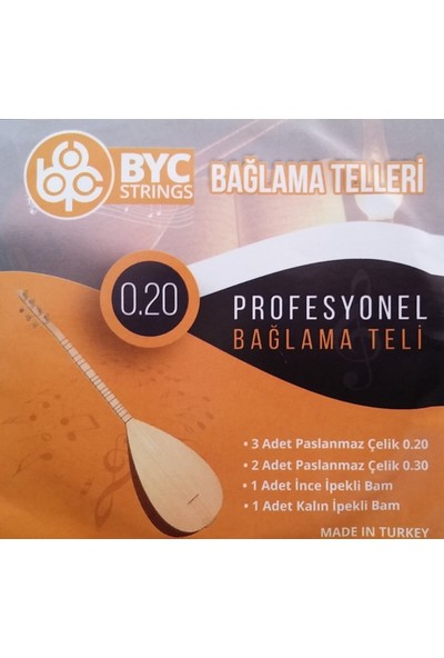 7nota BYC20 Uzun Sap Saz Teli Takım 0.20 Uzun Sap Bağlama Teli 7nota BYC20 Uzun Sap Saz Teli Takım 0.20 Uzun Sap Bağlama Teli