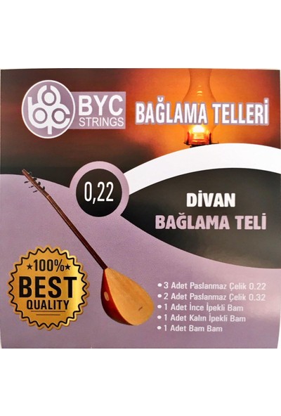 7nota BYC22 022 Divan Saz Teli Seti -Bam Bam Teli Vardır 7nota BYC22 022 Divan Saz Teli Seti -Bam Bam Teli Vardır