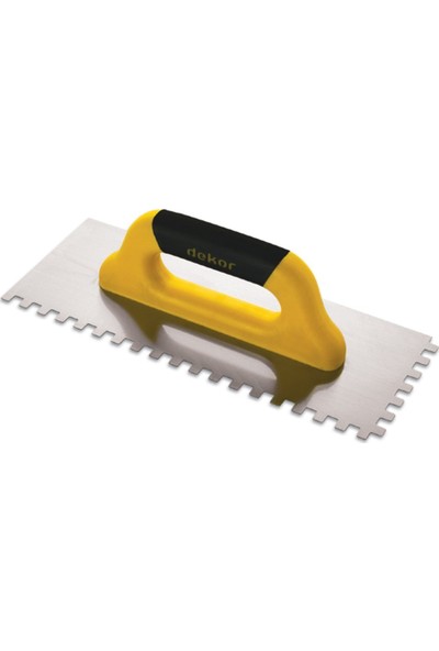 Dekor 10X10 mm Dişli Dekor Plastik Saplı Seramik Malası 40 cm