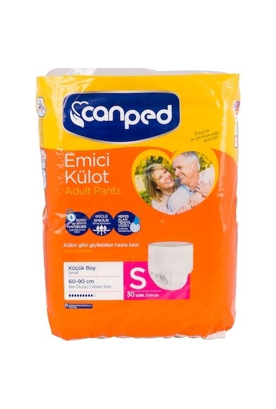 Canped Emici Külot Küçük Boy (S) 30'lu