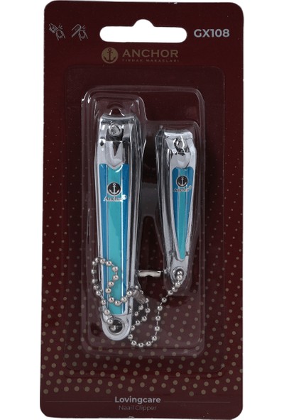 Anchor Turkuaz El ve Ayak Tırnak Makası 2'li