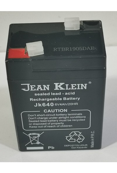 Jean Klein Akü 6V 4A