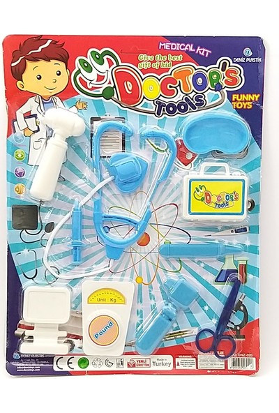Deniz Plastik Oyuncak Doktor Seti 10 Parça Kız Erkek Çocuk Deniz Plastik Oyuncak Doktor Seti 10 Parça Kız Erkek Çocuk