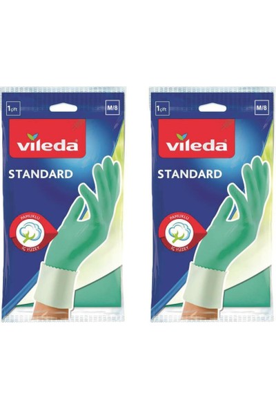 Vileda Standart Eldiven Medium 2'li