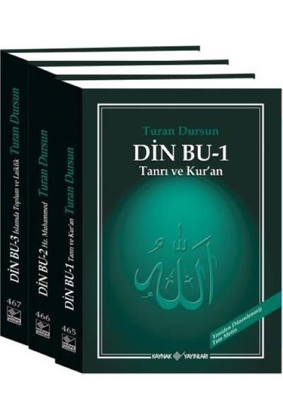 Din Bu Turan Dursun 1-2-3 Kitap Set - Turan Dursun Din Bu Turan Dursun 1-2-3 Kitap Set - Turan Dursun