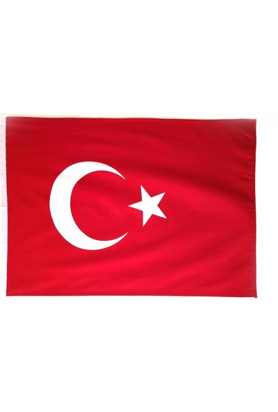 ZC Bayrak Türk Bayrağı Alpaka Kumaş Fabrikasyon Baskı 70 x 105 cm