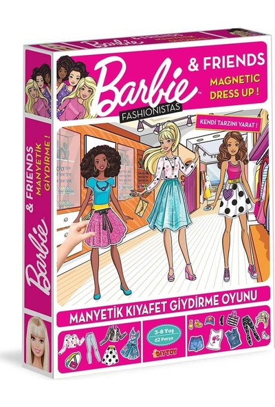 Dıytoy Barbie Friends Manyetik Kıyafet Giydirme Dıytoy Barbie Friends Manyetik Kıyafet Giydirme