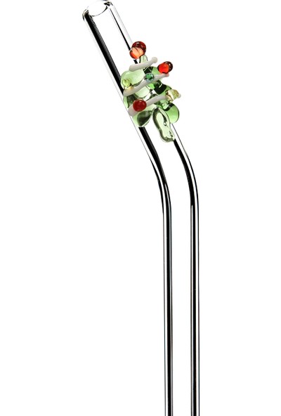 Cen Cam Çam Ağaçlı Cam Pipet Tekli Cen Cam Çam Ağaçlı Cam Pipet Tekli
