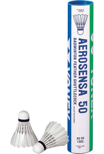 Yonex Aerosensa As-50/1 (12.li) Kaz Tüyü Badminton Topu