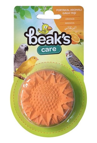Beaks Portakal Aromalı Gaga Taşı 7 cm Beaks Portakal Aromalı Gaga Taşı 7 cm