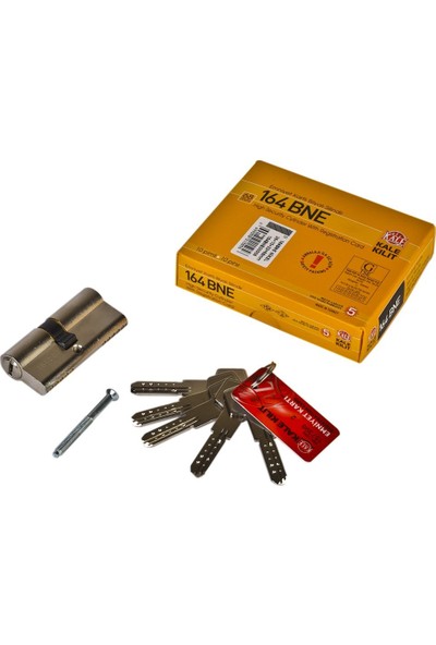 Kale Kilit Kale 164 Bne Bilyalı Barel Kapı Kilidi 68 mm Sarı Kale Kilit Kale 164 Bne Bilyalı Barel Kapı Kilidi 68 mm Sarı