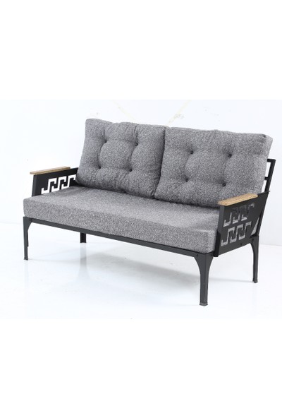 Astra Bahçe Teras Mobilyası - Line Gri Üçlü Astra Bahçe Teras Mobilyası - Line Gri Üçlü