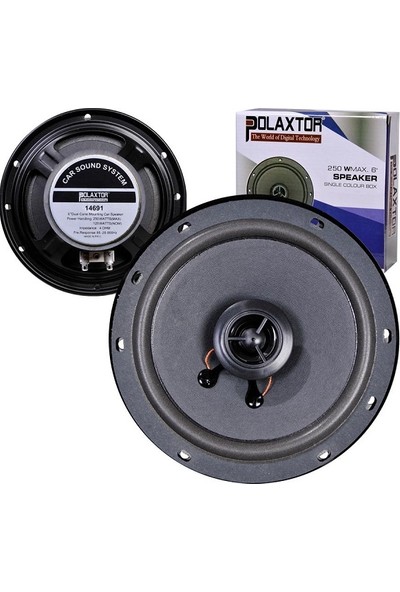 Polaxtor 2 Adet Oto Kapı Kolon Teyp Hoparlörü 16CM 250W Tweeterlı Polaxtor 2 Adet Oto Kapı Kolon Teyp Hoparlörü 16CM 250W Tweeterlı