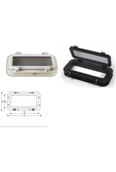 Sealux Lumboz Içten Montaj Dikdörtgen