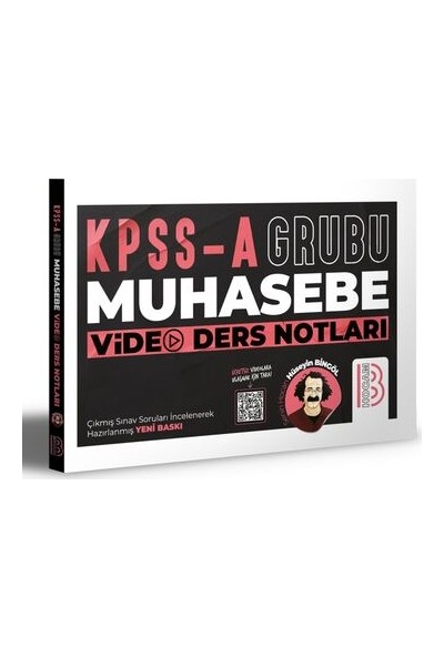 Benim Hocam Yayınları KPSS A Muhasebe Video Ders Notları - Hüseyin Bingöl Benim Hocam Yayınları KPSS A Muhasebe Video Ders Notları - Hüseyin Bingöl