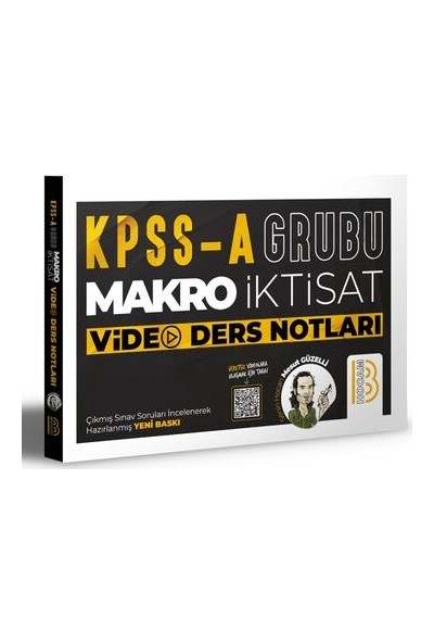 Benim Hocam Yayınları KPSS A Makro İktisat Video Ders Notları - Mesut Güzelli