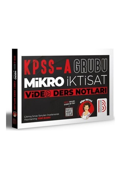 Benim Hocam Yayınları KPSS A Mikro İktisat Video Ders Notları - Bilge Beyaz Benim Hocam Yayınları KPSS A Mikro İktisat Video Ders Notları - Bilge Beyaz