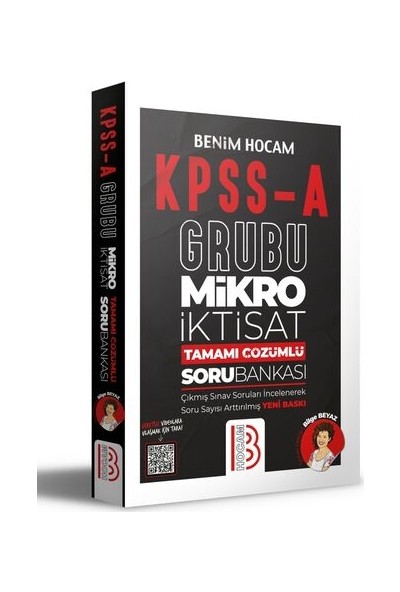 Benim Hocam Yayınları KPSS A Mikro İktisat Tamamı Çözümlü Soru Bankası - Bilge Beyaz Benim Hocam Yayınları KPSS A Mikro İktisat Tamamı Çözümlü Soru Bankası - Bilge Beyaz