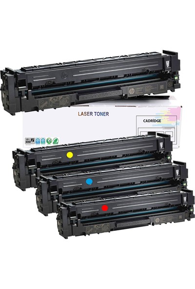 İnkwell HP CF530A-31A-32A-33A Muadil Takım Set Toner 205A-M180 Uyumlu İnkwell HP CF530A-31A-32A-33A Muadil Takım Set Toner 205A-M180 Uyumlu