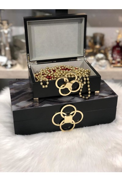 Rossev Takı Kutusu Siyah Küçük Rossev Takı Kutusu Siyah Küçük