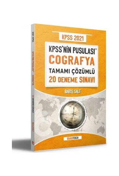 Doğru Tercih Yayınları 2021 KPSS'NİN Pusulası Coğrafya Tamamı Çözümlü 20 Deneme Sınavı - Barış Salt Doğru Tercih Yayınları 2021 KPSS'NİN Pusulası Coğrafya Tamamı Çözümlü 20 Deneme Sınavı - Barış Salt