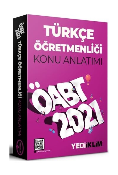 Yediiklim Yayınları 2021 ÖABT Türkçe Öğretmenliği Konu Anlatımı