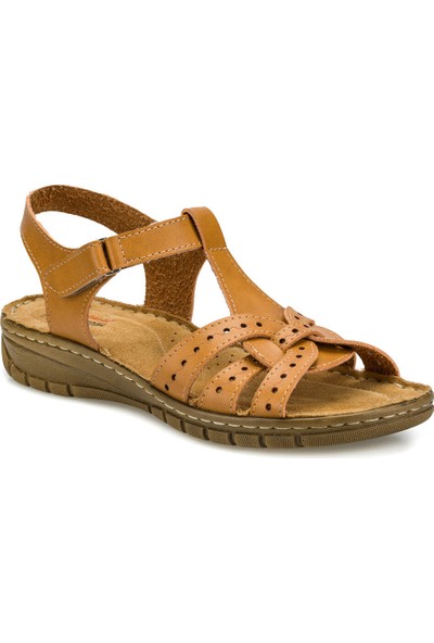 Polaris 91.158589.Z Camel Kadın Sandalet