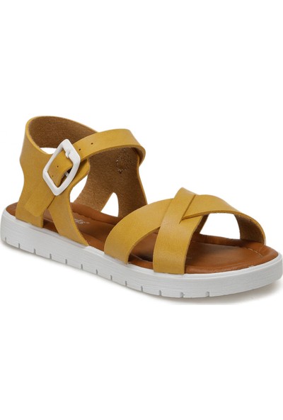 Polaris 91.508159.F Sarı Kız Çocuk Sandalet