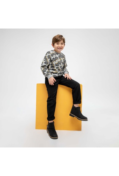 Yellow Kids Richard Siyah Erkek Çocuk Bot Yellow Kids Richard Siyah Erkek Çocuk Bot