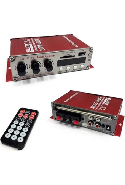 Polaxtor Anfi Mini 12V 400W Bluetooth Fm/usb/sd