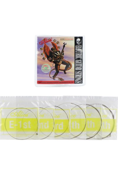 Alice A506-SL Elektro Gitar Teli Takım Alice A506-SL Elektro Gitar Teli Takım