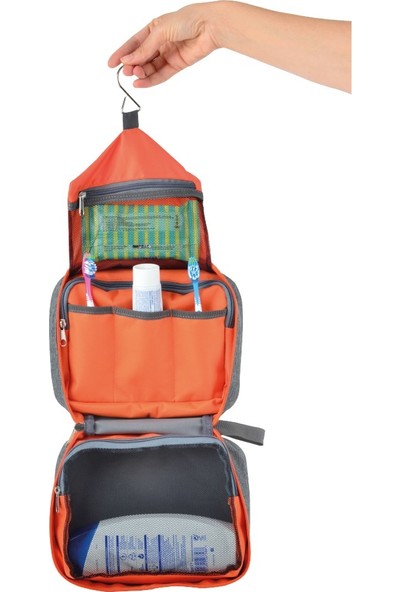 Nurgaz Campout Kişisel Bakım Çantası Turuncu Nurgaz Campout Kişisel Bakım Çantası Turuncu