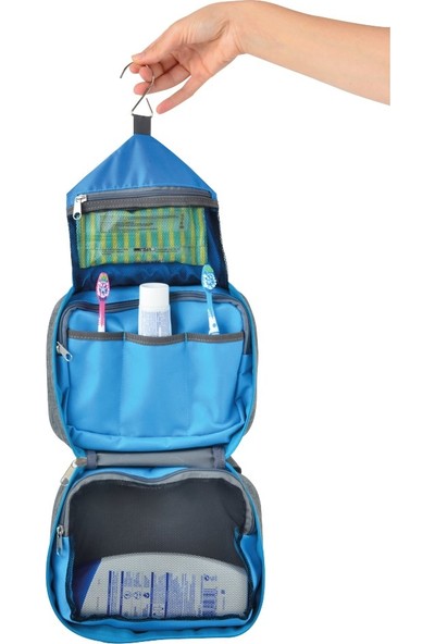 Nurgaz Campout Kişisel Bakım Çantası Mavi Nurgaz Campout Kişisel Bakım Çantası Mavi