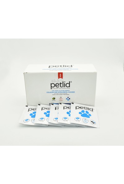 Petlid Köpek, Kedi, Kemirgen ve Tüm Petler Için Göz, Yüz ve Kulak Çevresi Temizleme Mendili