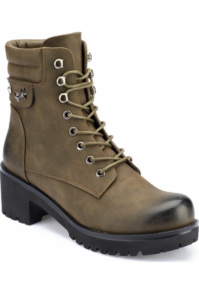 Polaris 82.312431.Z Haki Kadın Askeri Bot