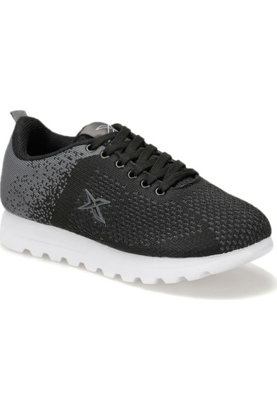 Kinetix Siyah Kadın Günlük Ayakkabı 100358112 9P Gian Knit W Siyah/K Gri