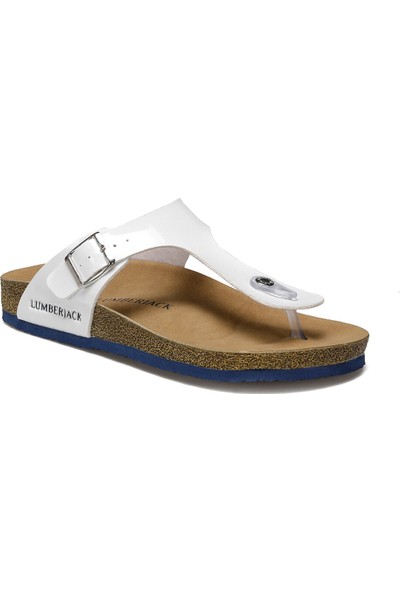 Lumberjack 8Y Bite Beyaz Terlik Sandalet