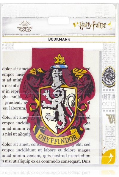 Mabbels Harry Potter Gryffindor Mıknatıslı Kitap Ayracı Mabbels Harry Potter Gryffindor Mıknatıslı Kitap Ayracı
