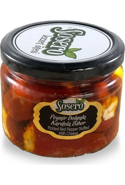 Sosero Peynir Dolgulu Kardola Biber 300 cc
