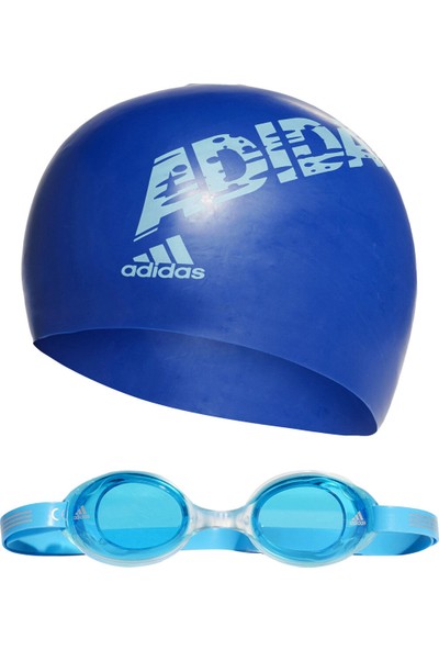 adidas Ab6071 Sw Kids Pack Boblue/Brcyan/Pobldn Çocuk Yüzücü Seti Ab6071Add